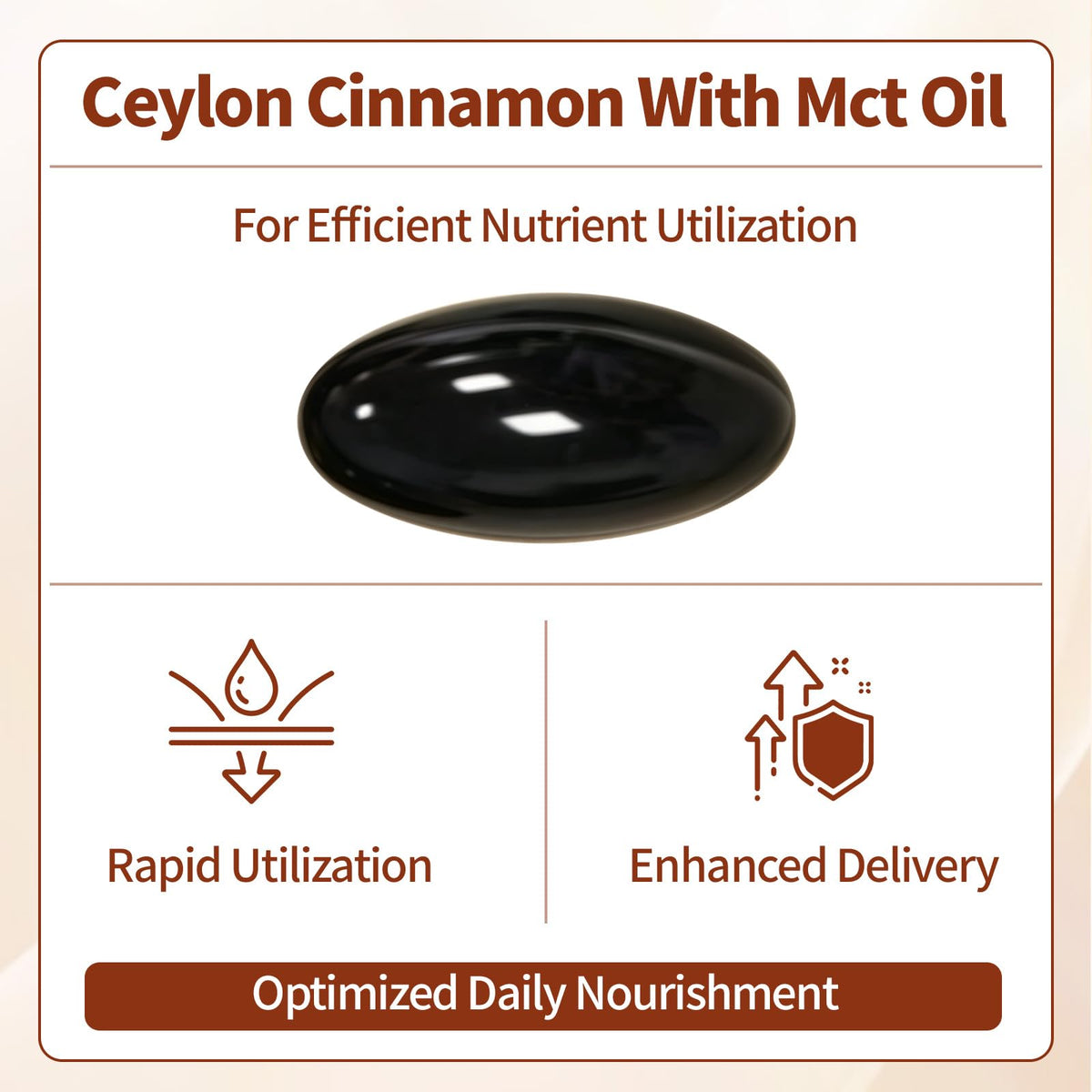 Ceylon cinnamon capsules for digestion