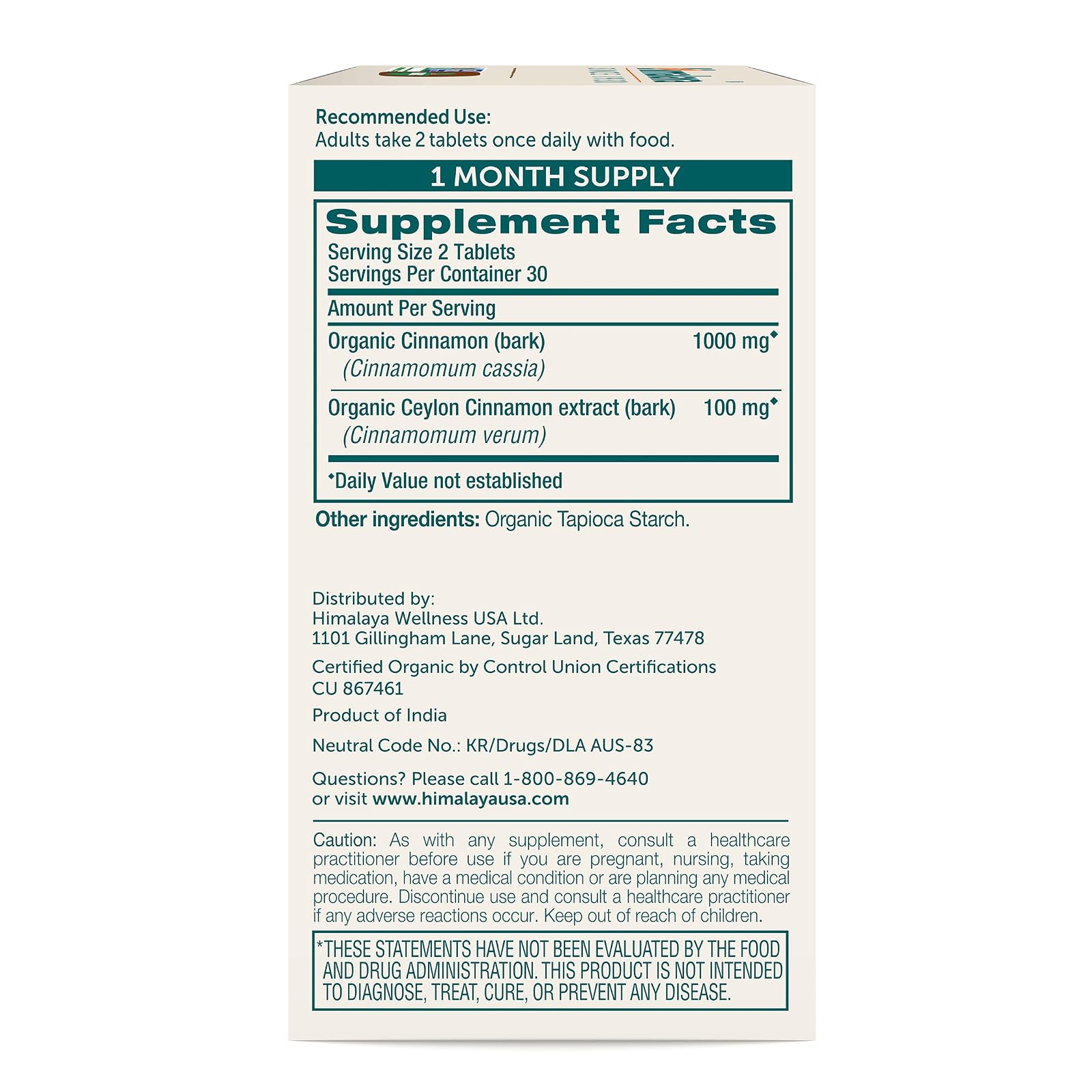 Ceylon cinnamon capsules for digestion