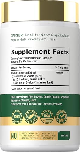 Ceylon cinnamon capsules for digestive health