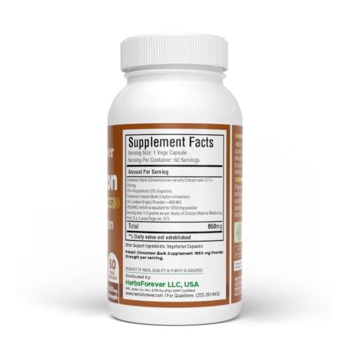 Ceylon cinnamon capsules for digestive health