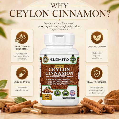 Ceylon cinnamon capsules for energy boost