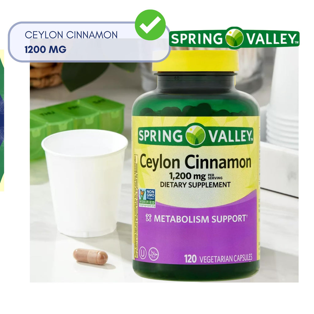 Ceylon cinnamon capsules for energy boost