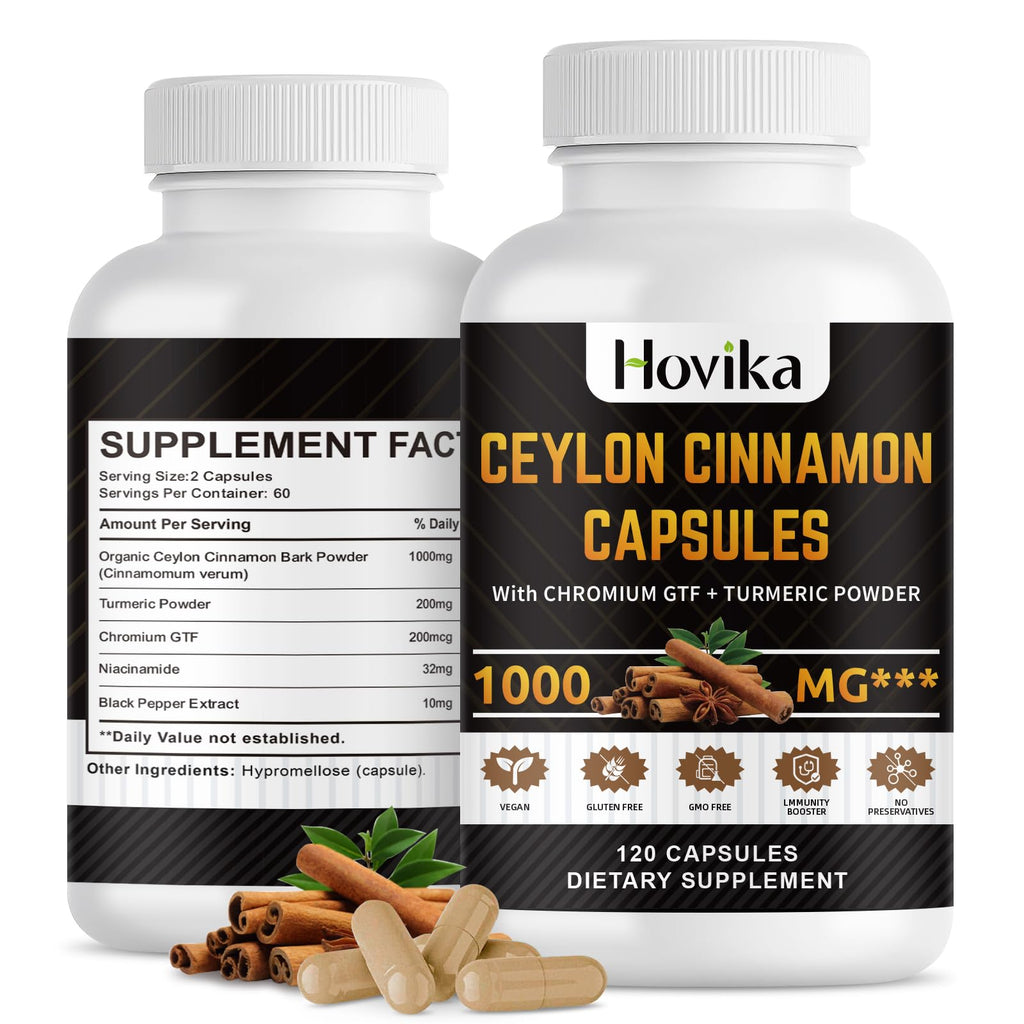 Ceylon cinnamon capsules for energy