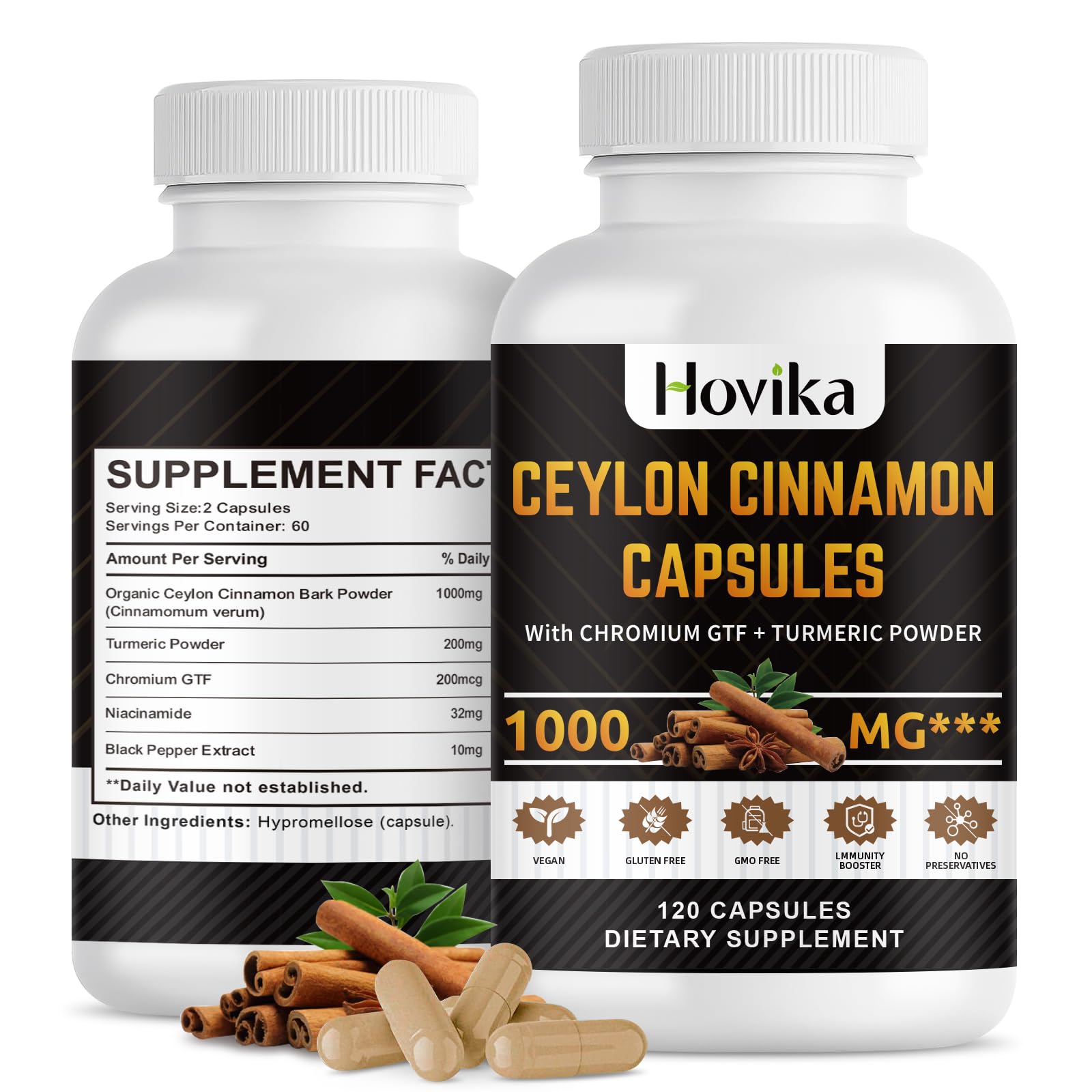 Ceylon cinnamon capsules for energy