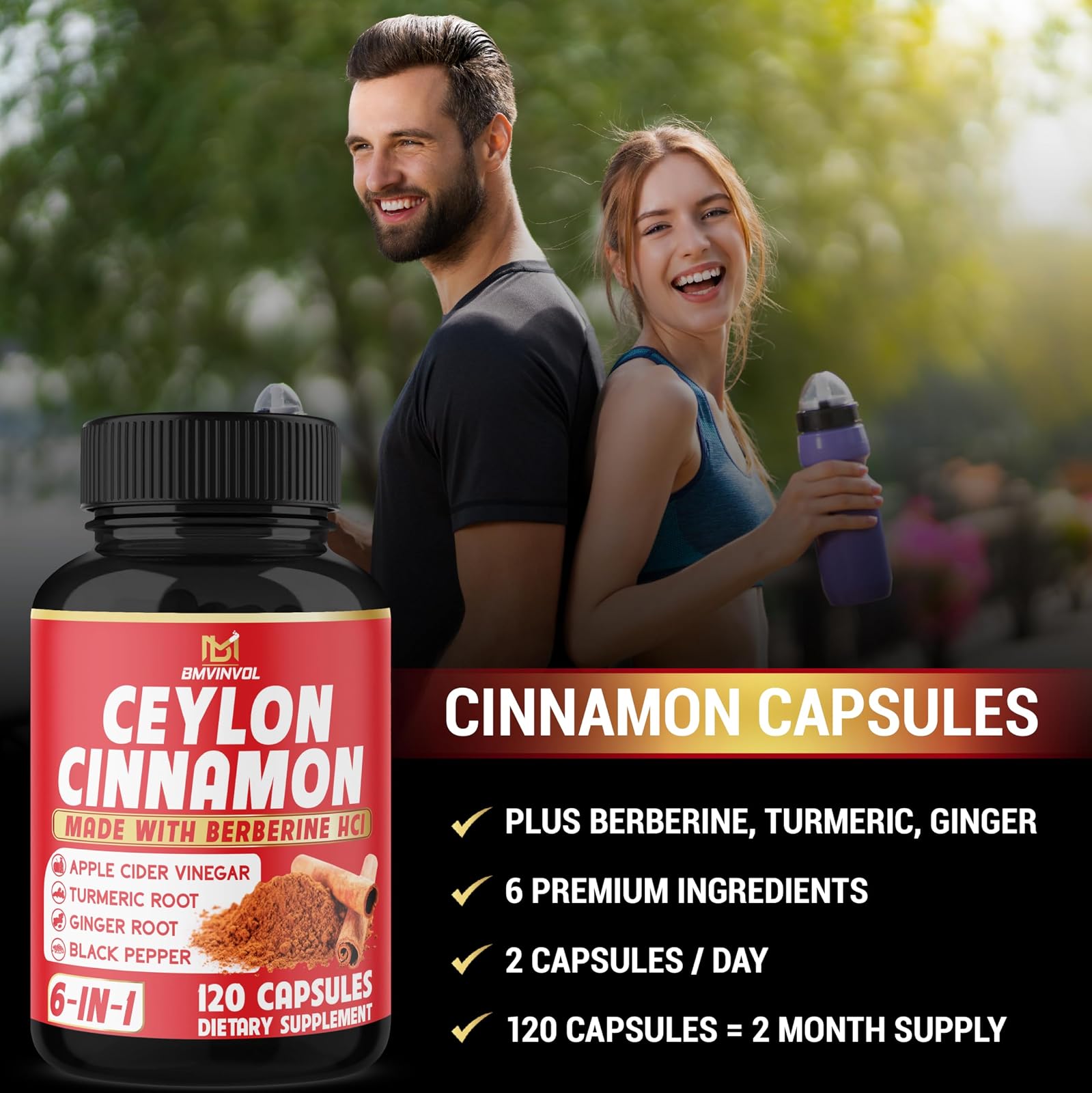 Ceylon cinnamon capsules for immune support