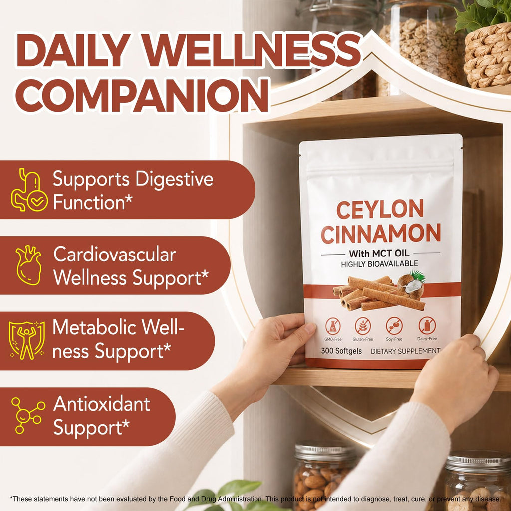 Ceylon cinnamon capsules for metabolism