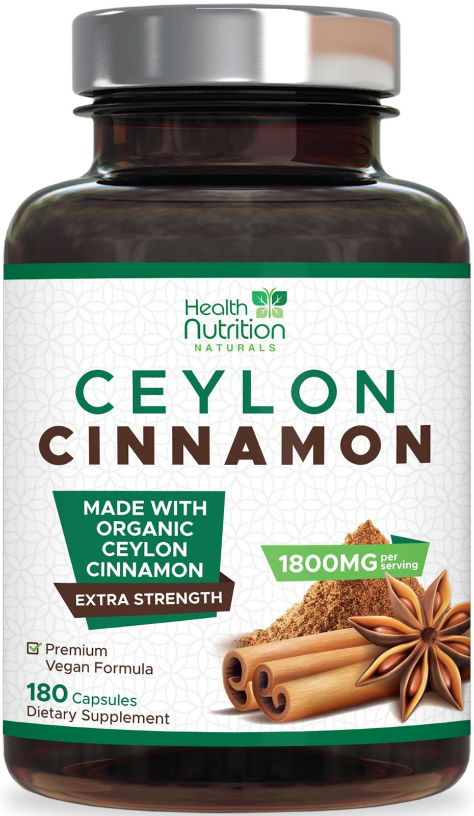 Ceylon cinnamon capsules for wellness