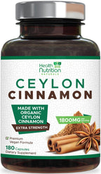 Ceylon cinnamon capsules for wellness