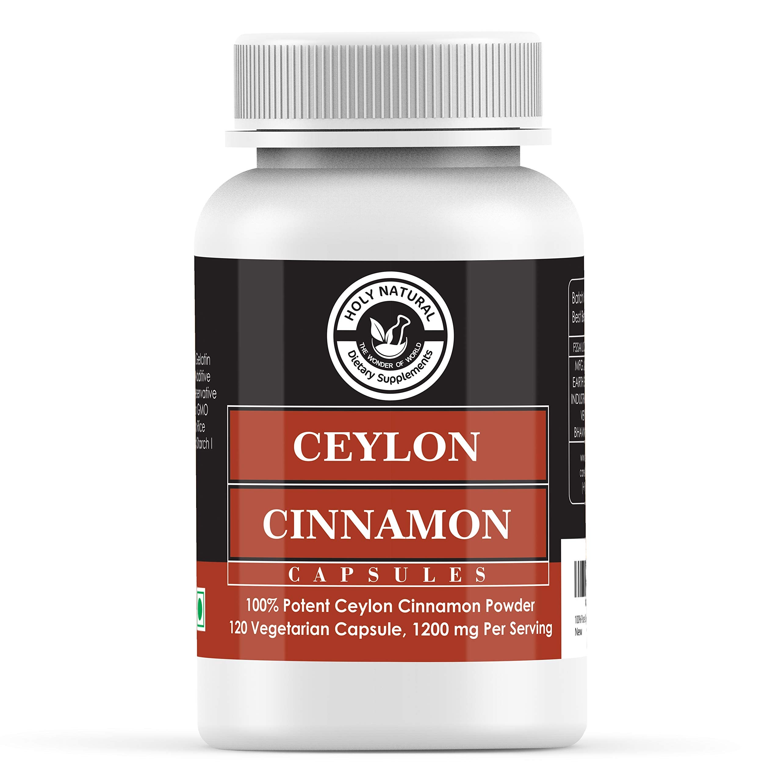 Ceylon cinnamon capsules for wellness
