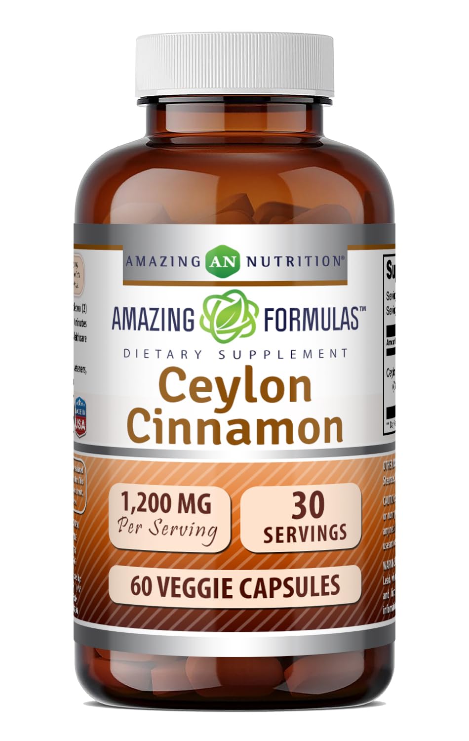 Ceylon cinnamon capsules for wellness
