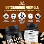 Ceylon cinnamon capsules for wellness