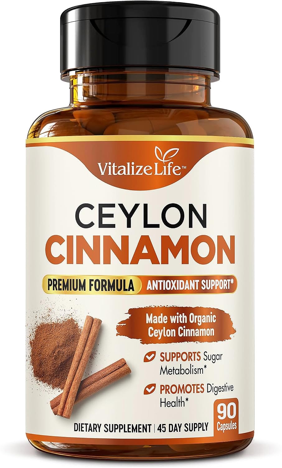 Ceylon cinnamon capsules for wellness