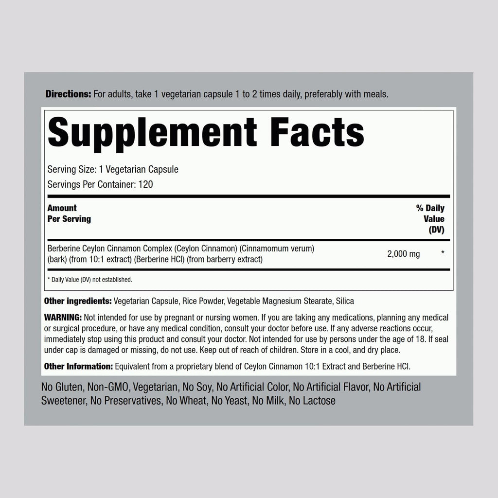 Ceylon cinnamon complex for metabolism