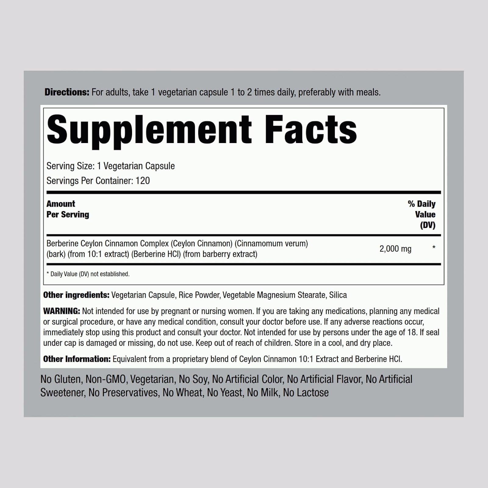 Ceylon cinnamon complex for metabolism