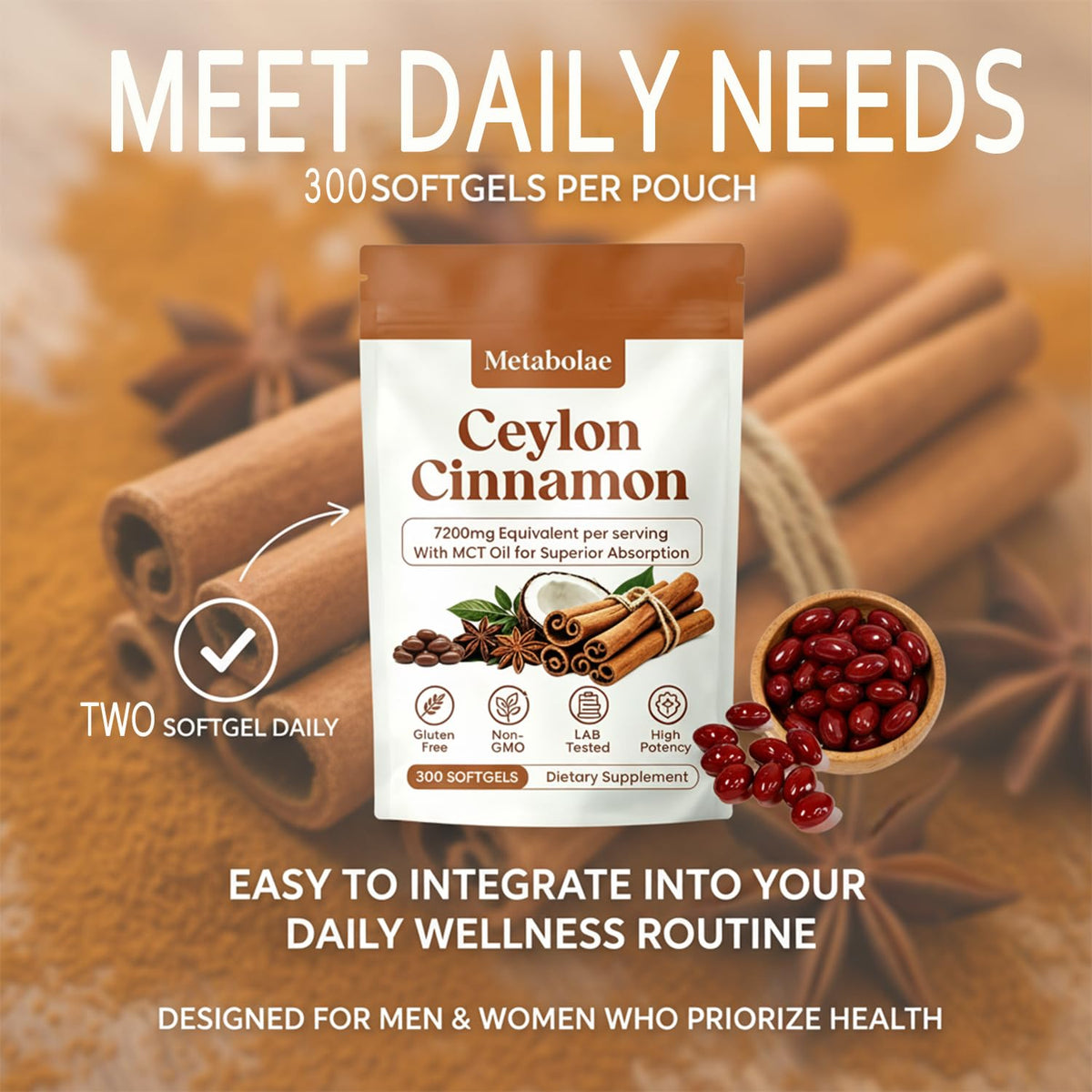 Ceylon cinnamon extract for blood sugar