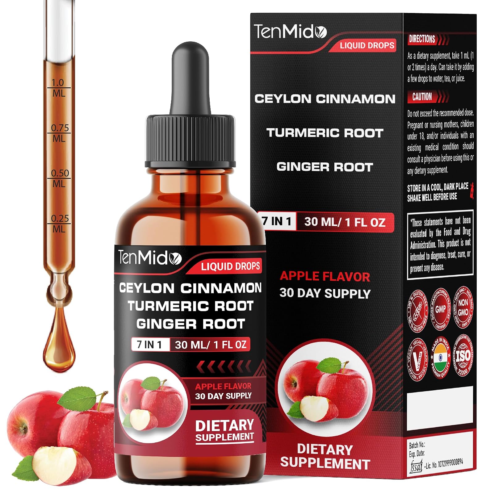 Ceylon cinnamon extract liquid drops