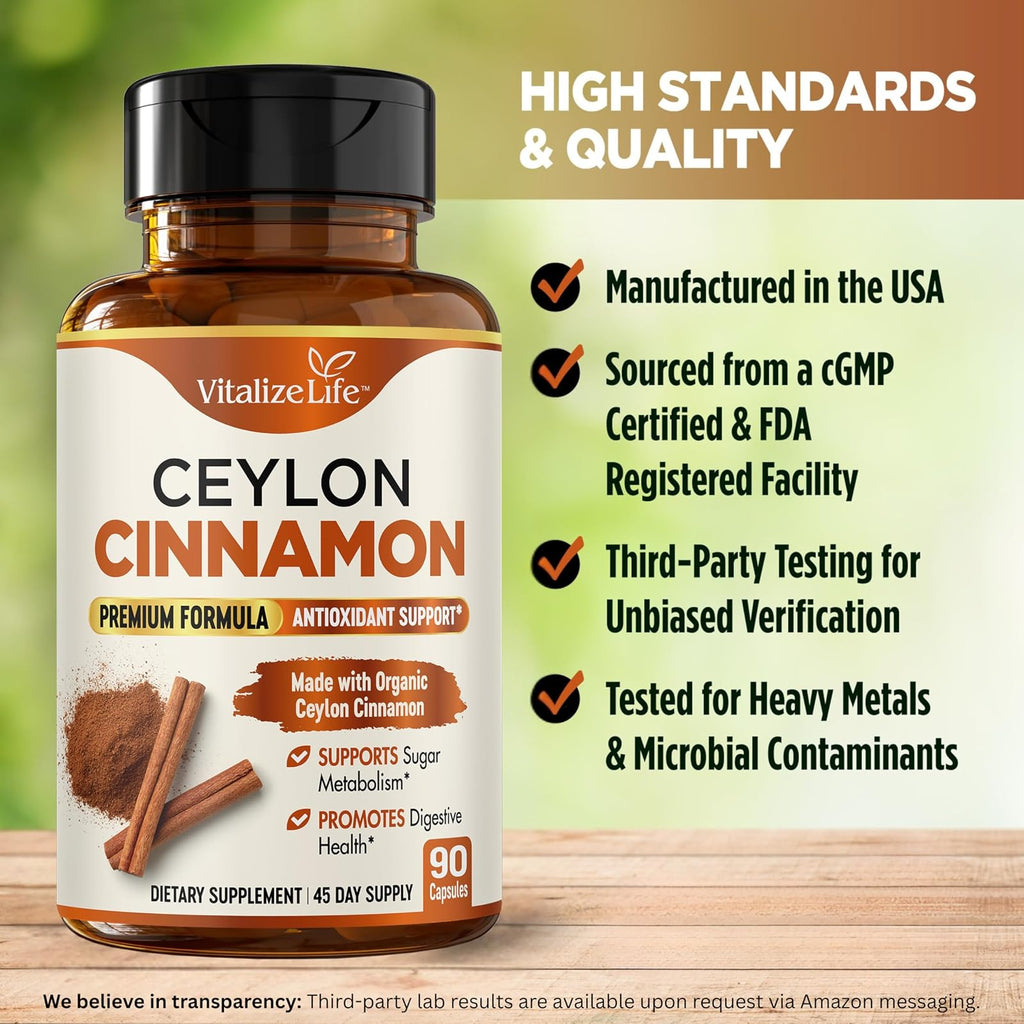 Ceylon cinnamon for antioxidant support