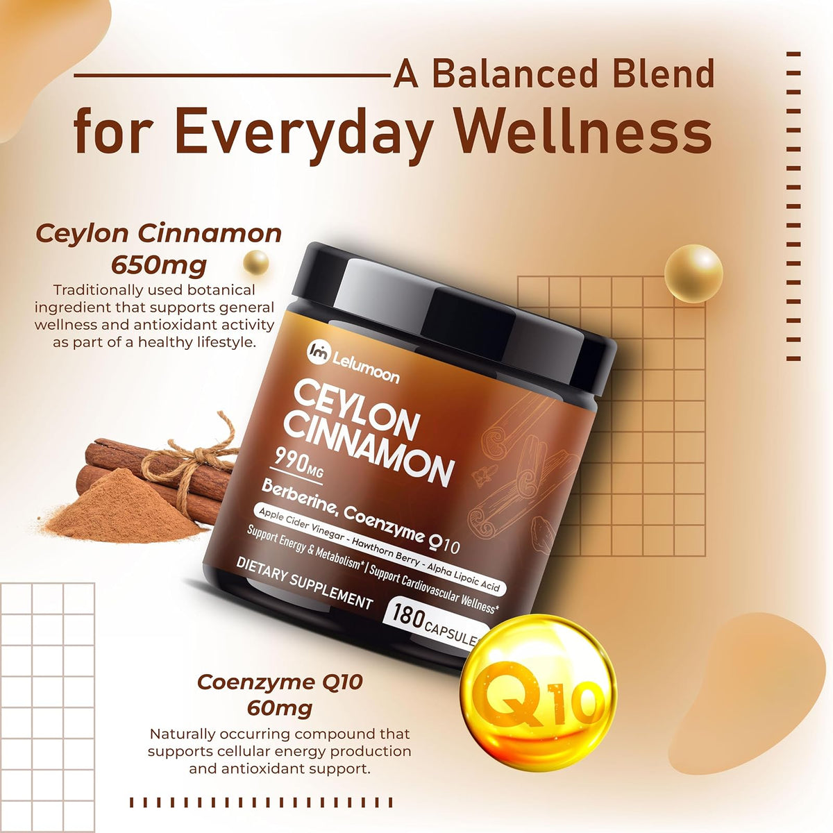 Ceylon cinnamon for blood sugar support
