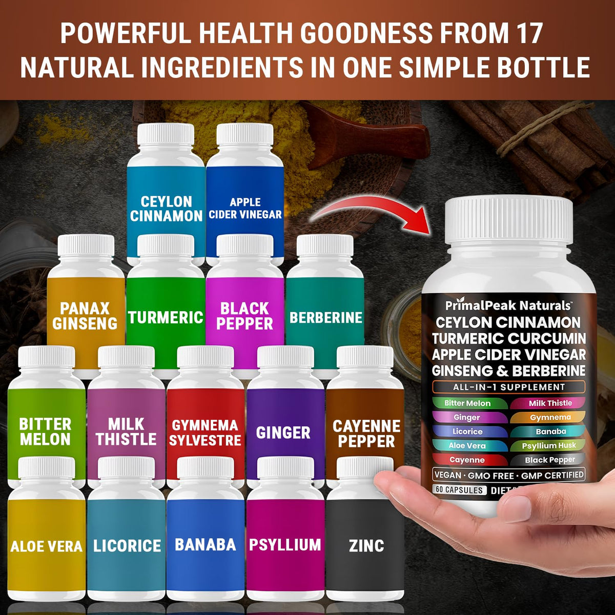 Ceylon cinnamon for blood sugar support