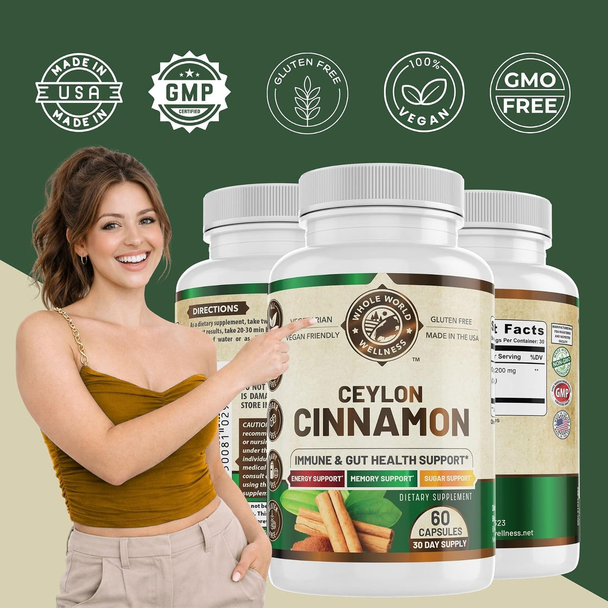 Ceylon cinnamon for blood sugar support
