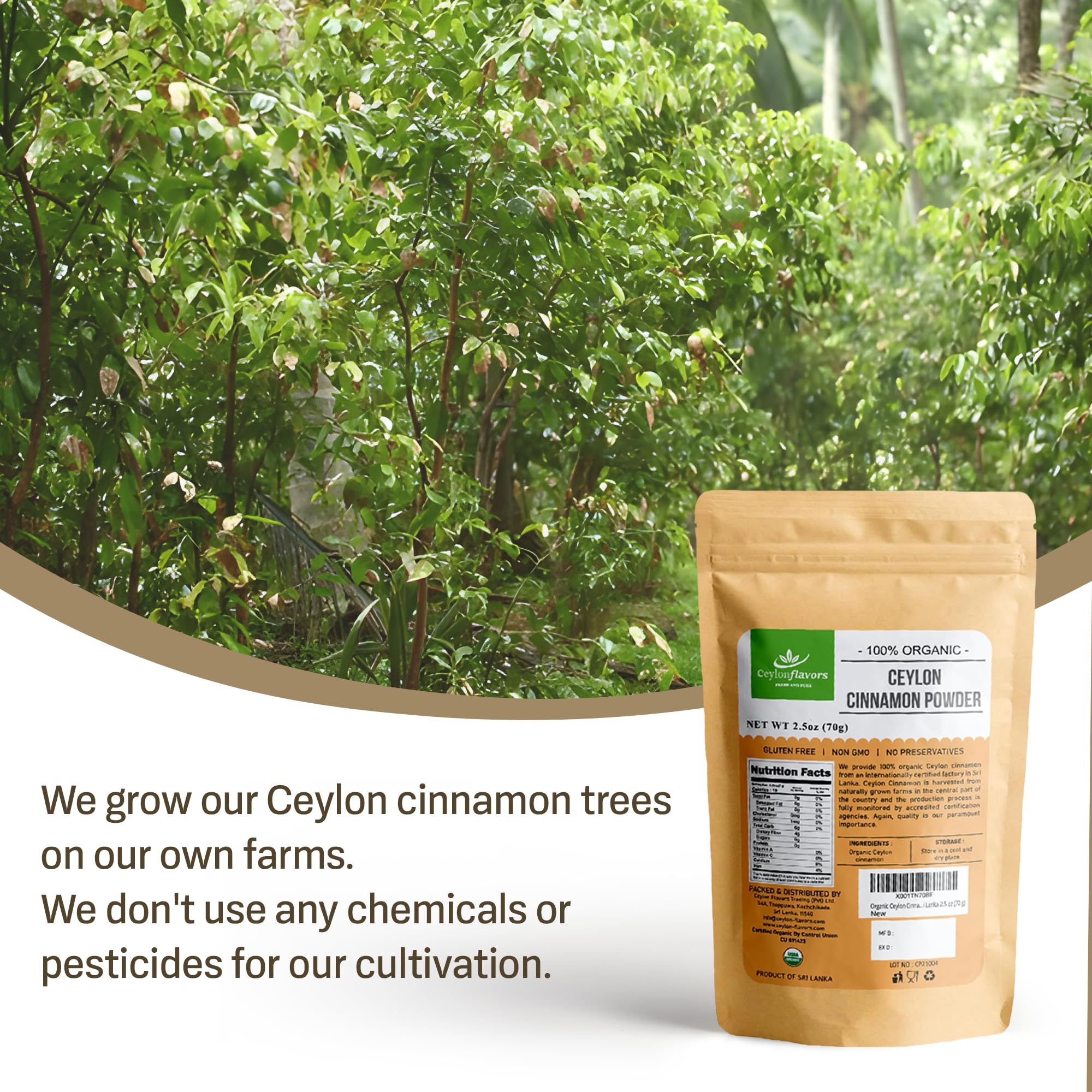 Ceylon cinnamon for enhancing baked goods