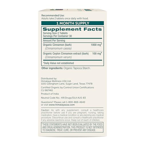 Ceylon cinnamon for glucose metabolism