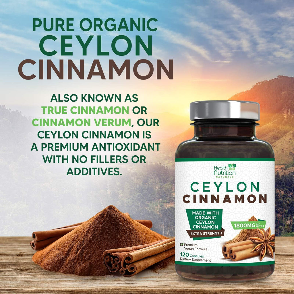 Ceylon cinnamon for healthy metabolism