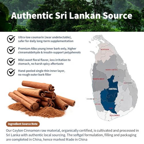 Ceylon cinnamon for healthy metabolism