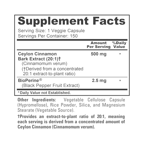 Ceylon cinnamon for healthy metabolism