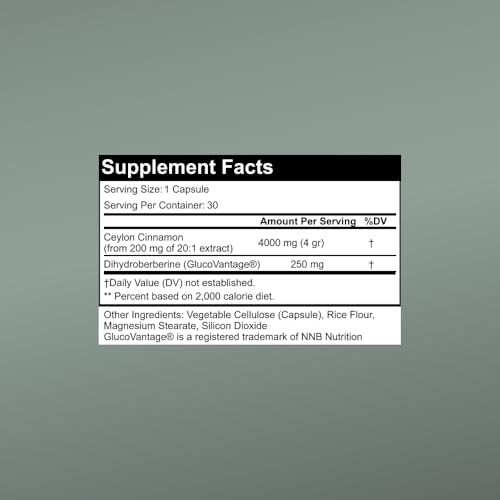 Ceylon cinnamon for metabolic support