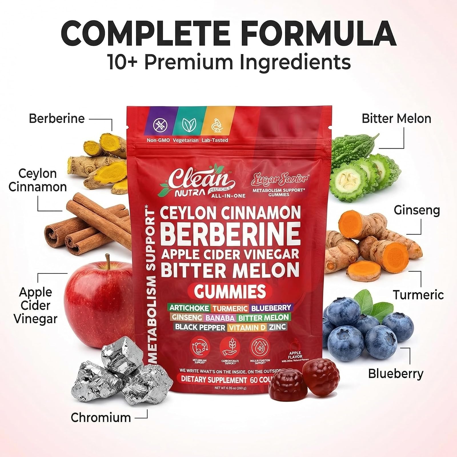 Ceylon cinnamon gummies for digestive support