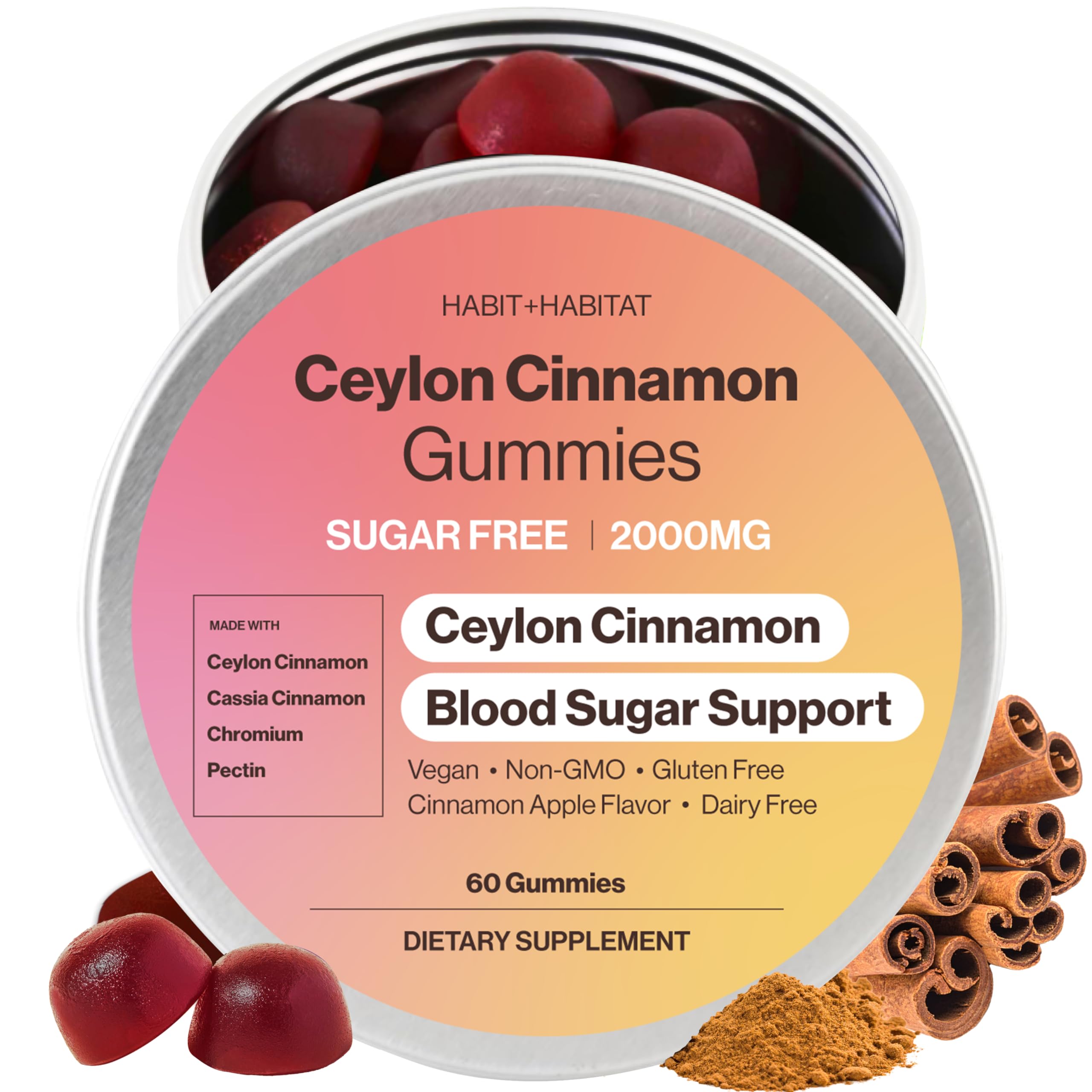 Ceylon cinnamon gummies for health
