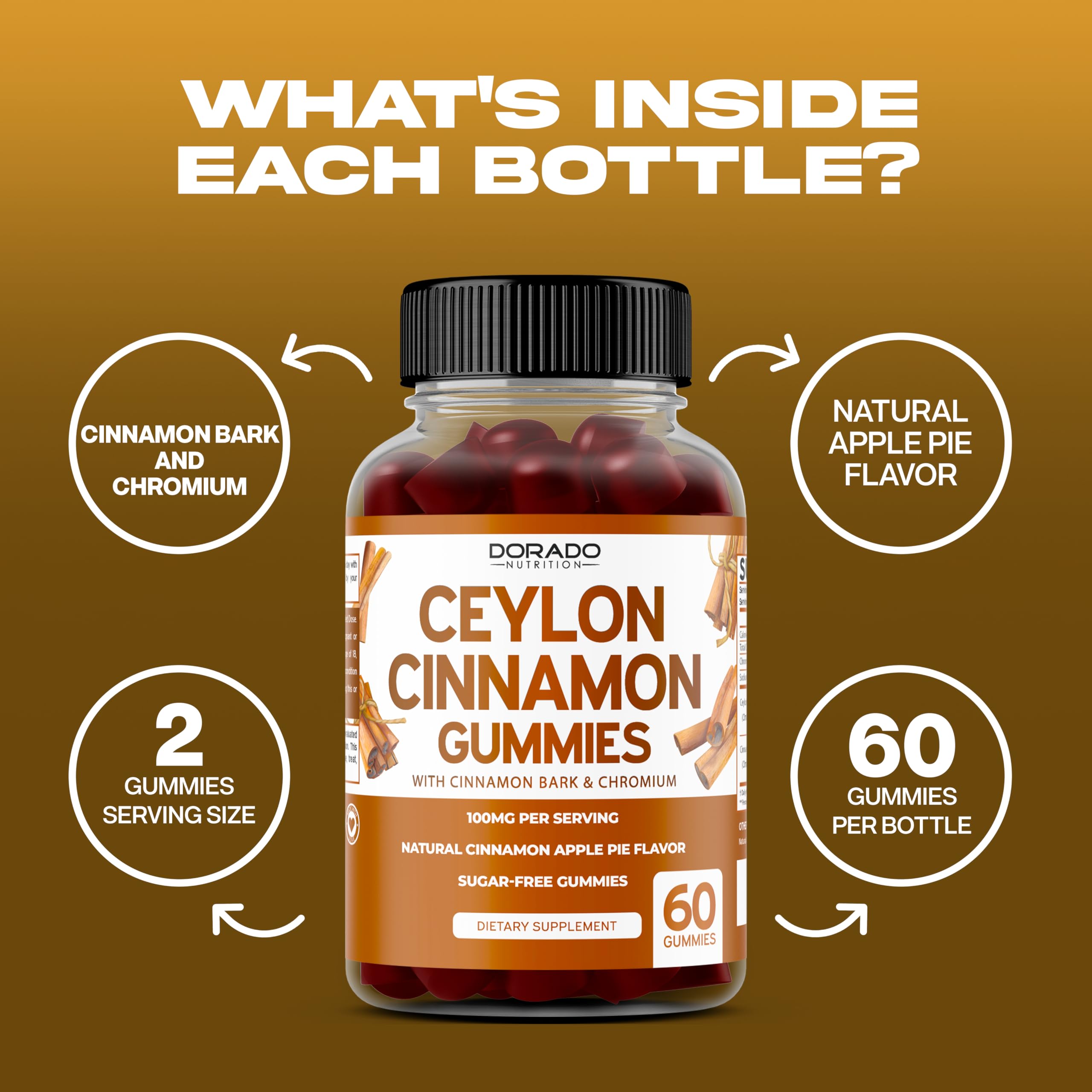 Ceylon cinnamon gummies made in USA