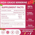 Ceylon cinnamon infused berberine capsules