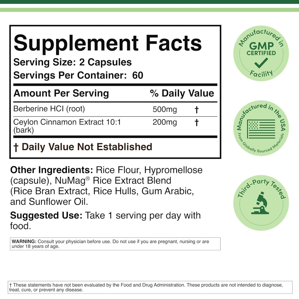 Ceylon cinnamon multivitamin for metabolism