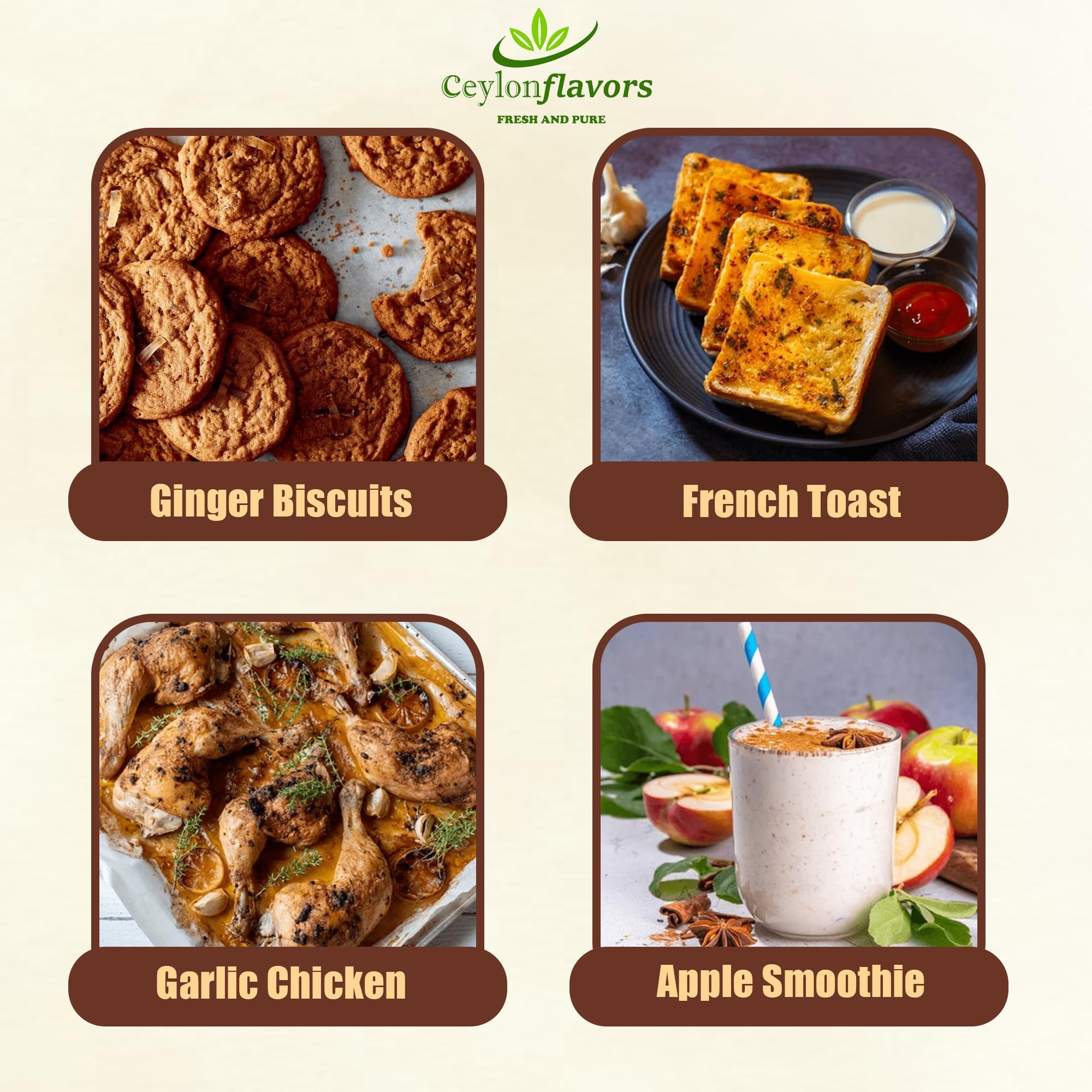 Ceylon cinnamon powder for flavourful breakfasts