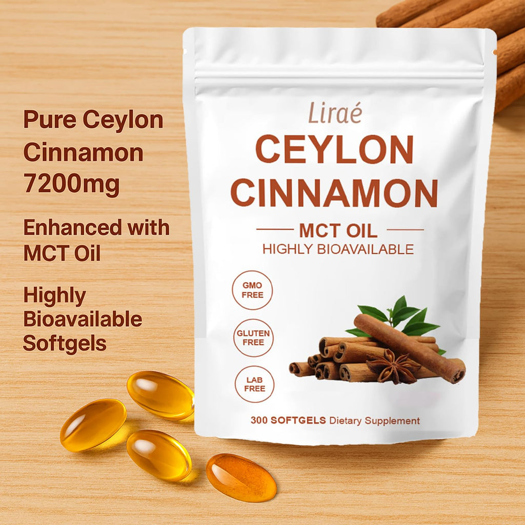 Ceylon cinnamon soft gels for digestion