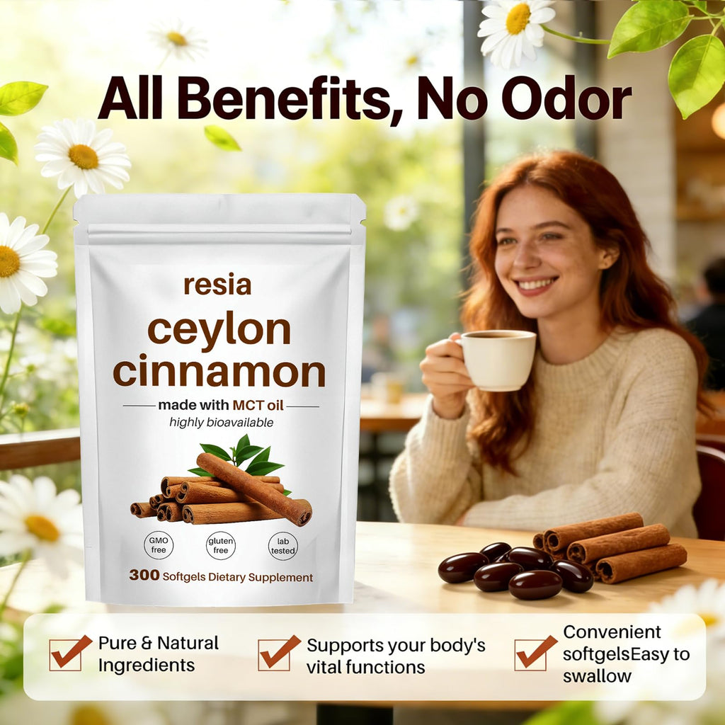Ceylon cinnamon softgels for antioxidant support