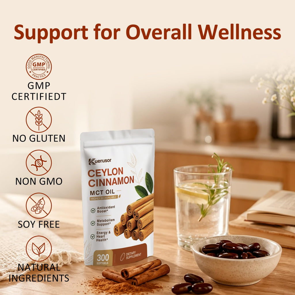Ceylon cinnamon softgels for blood sugar