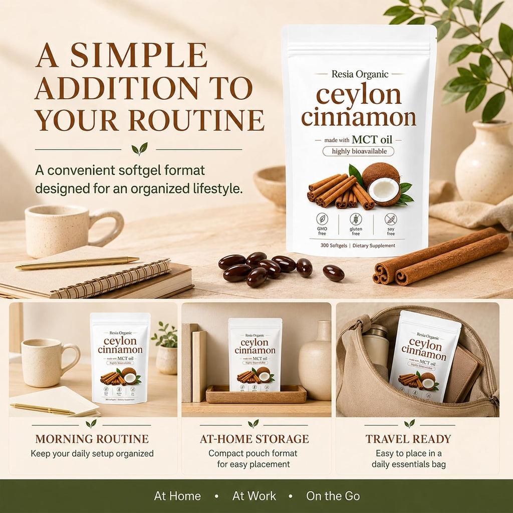 Ceylon cinnamon softgels for digestion