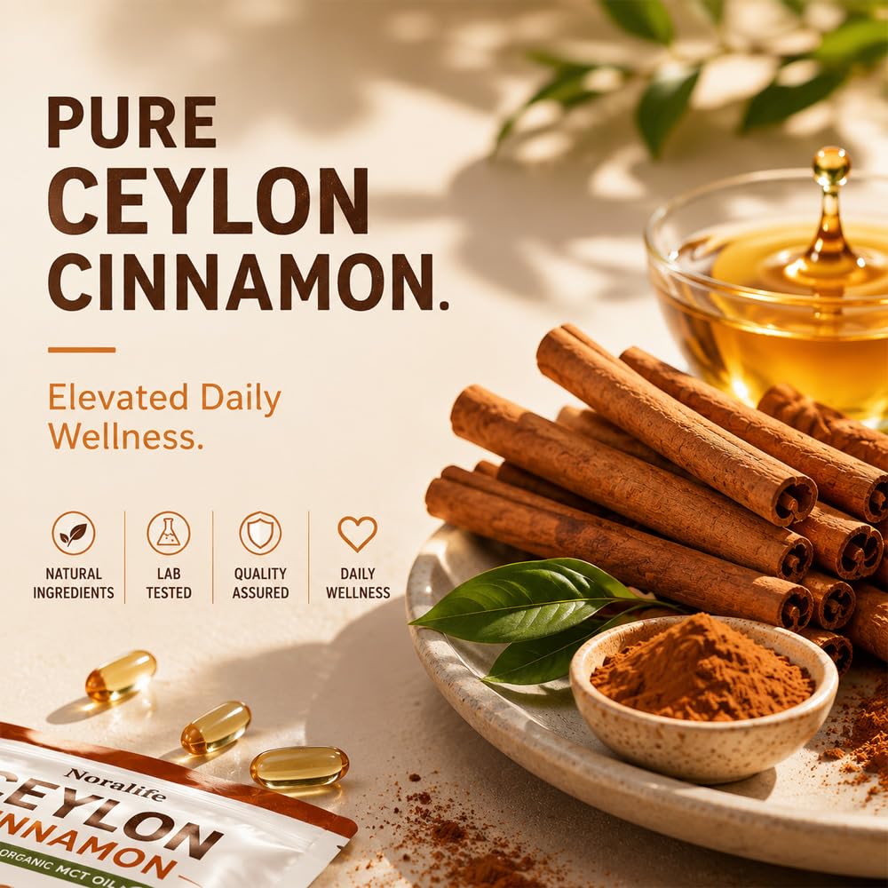 Ceylon cinnamon softgels for healthy metabolism