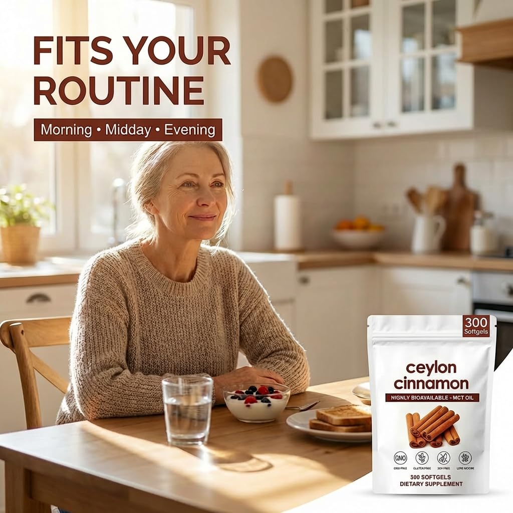 Ceylon cinnamon softgels for metabolism