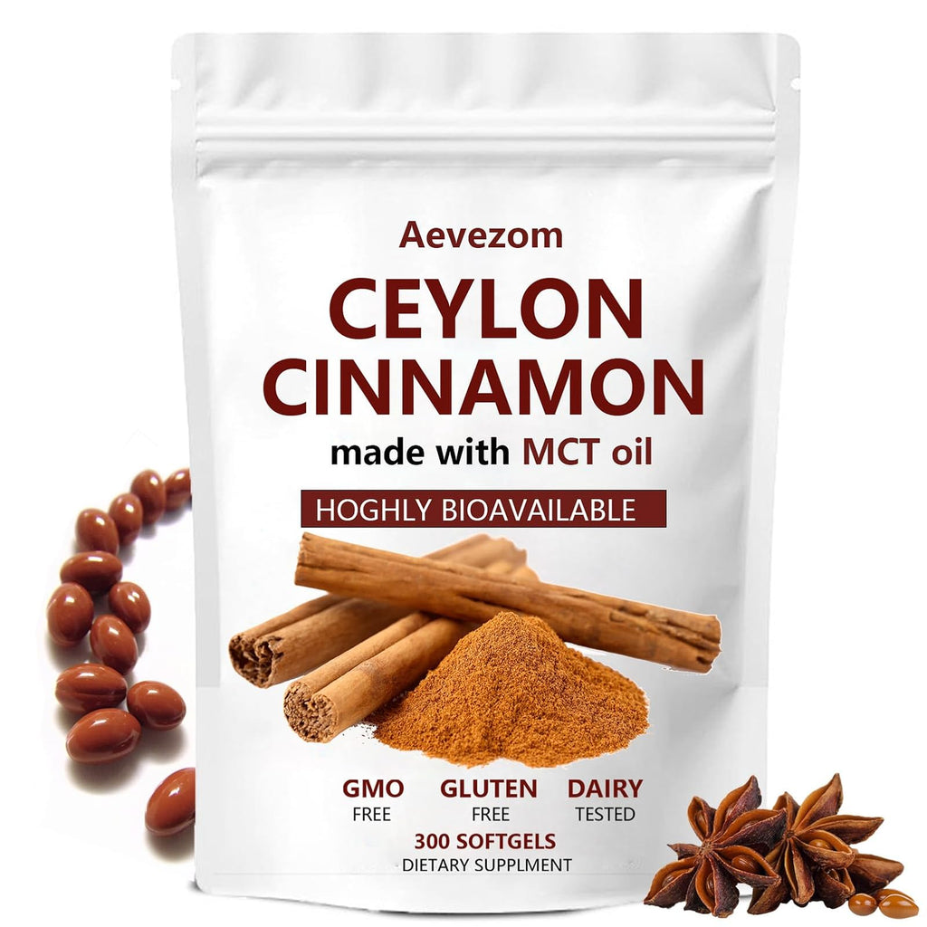 Ceylon cinnamon softgels for wellness