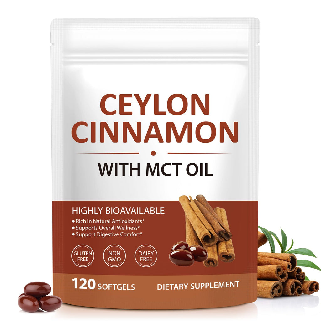 Ceylon cinnamon softgels for wellness