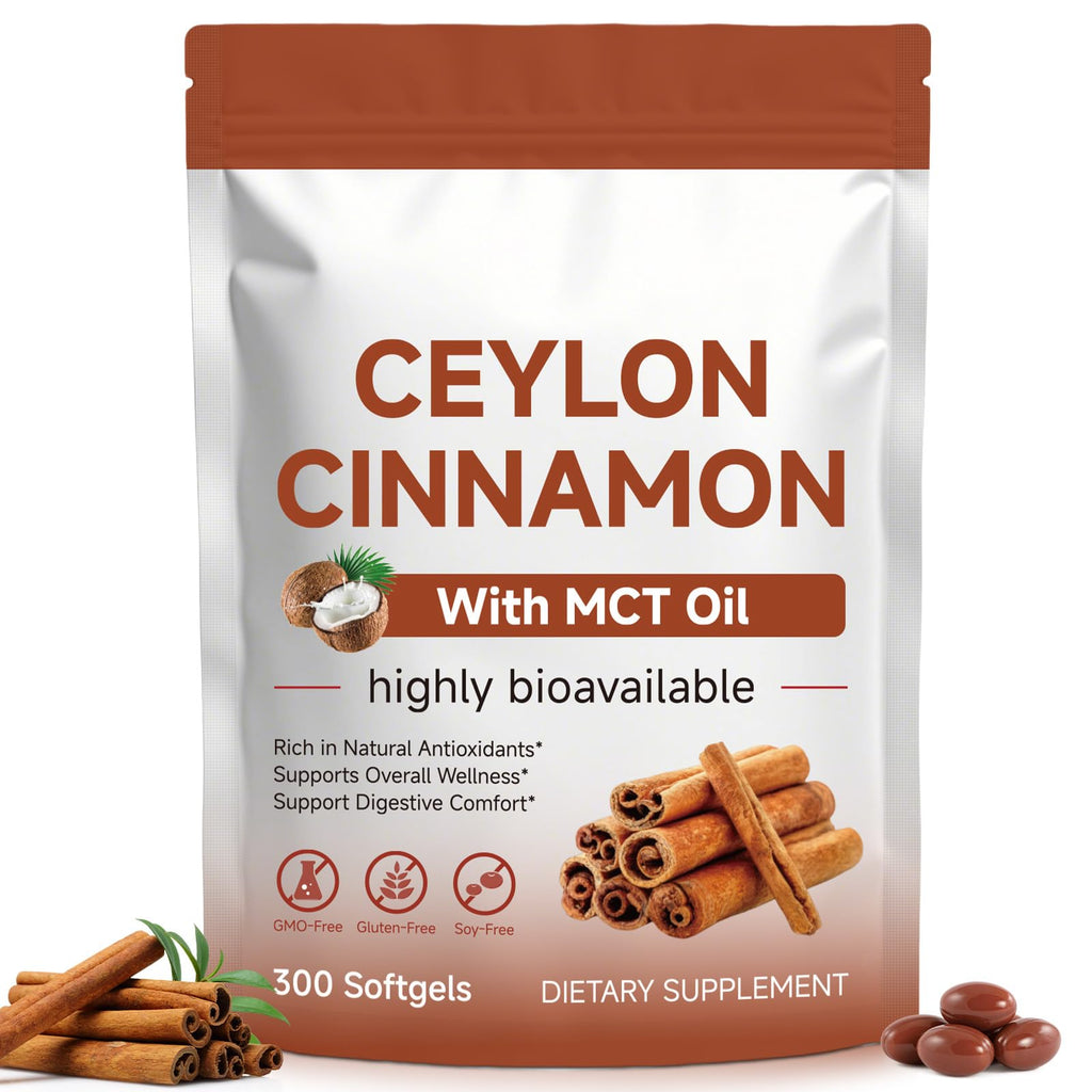 Ceylon cinnamon softgels for wellness