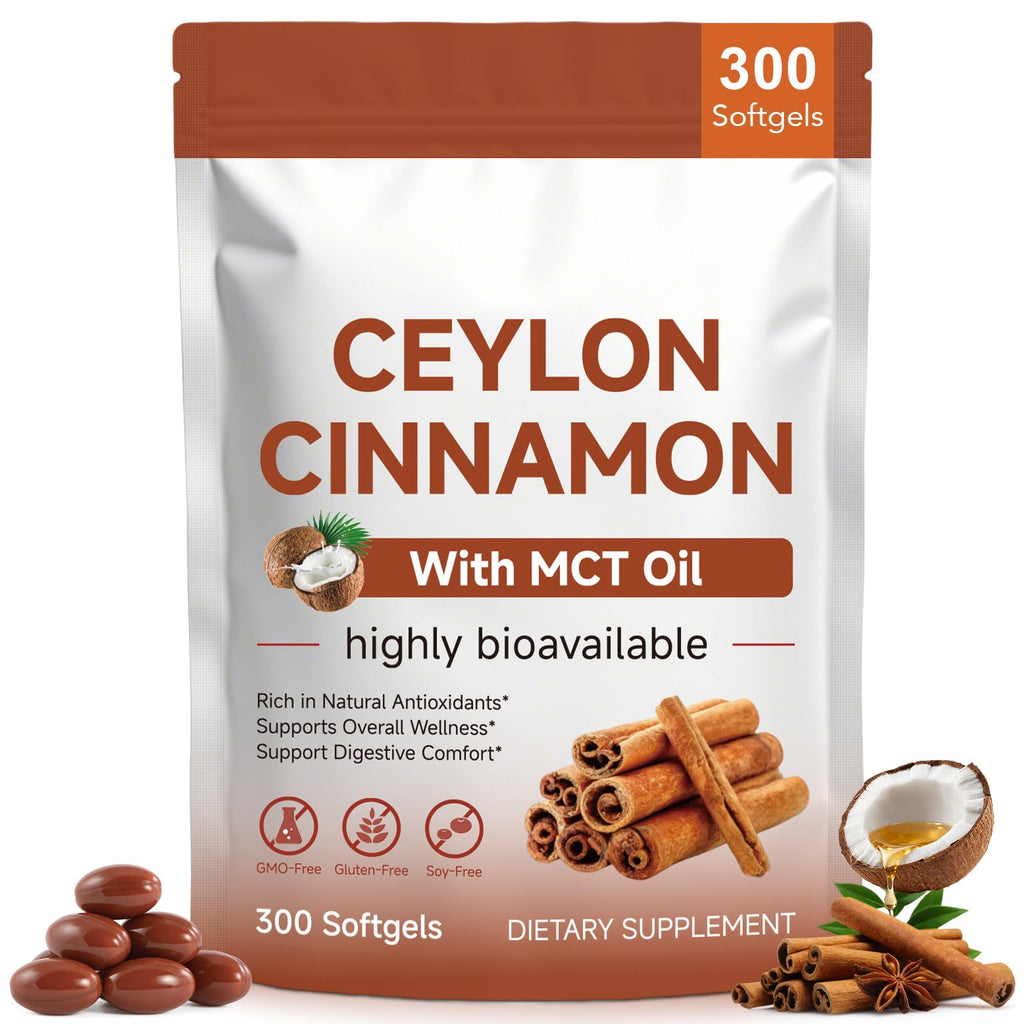 Ceylon cinnamon softgels for wellness