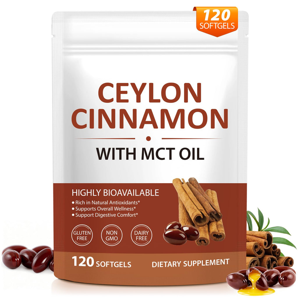 Ceylon cinnamon softgels for wellness