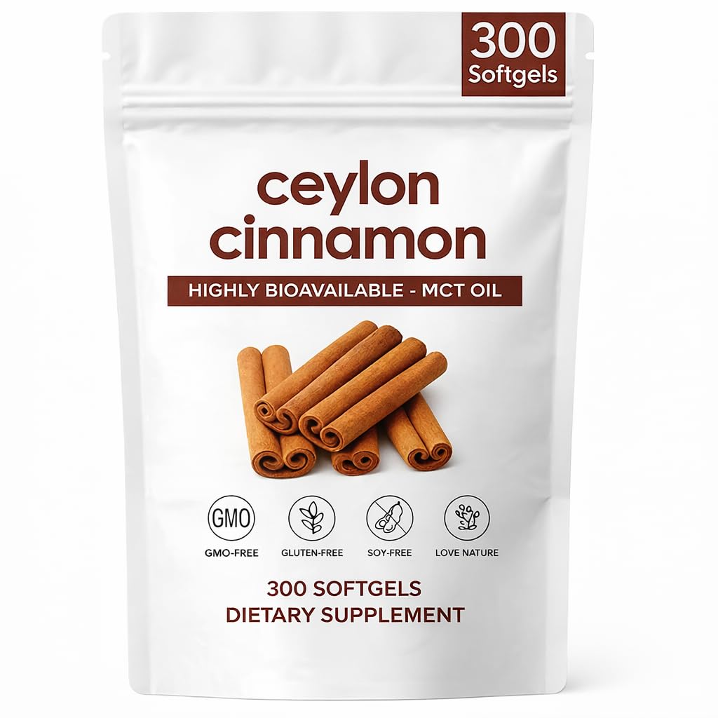 Ceylon cinnamon softgels for wellness