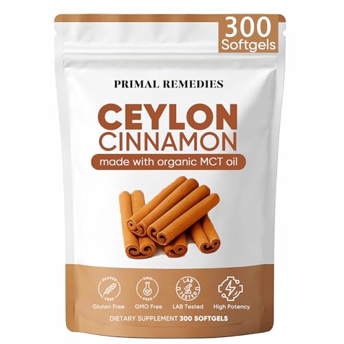 Ceylon cinnamon softgels for wellness