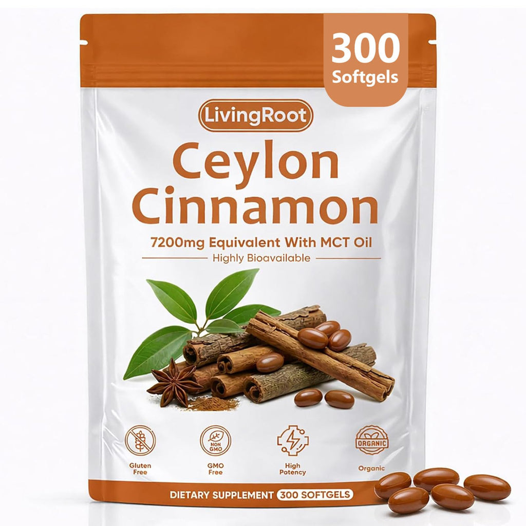 Ceylon cinnamon softgels for wellness